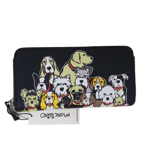 Marc Tetro | Bags | Marc Tetro All Dogs Large Wallet | Poshmark